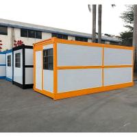 China Folding Demountable Site Sheds Prefab Portable Site Office With Bathroom for sale
