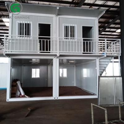 China Anticorrosion Foldable Container Home Transportable Site Office for sale