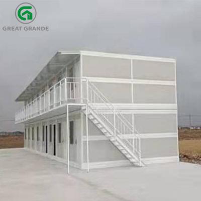 China Shockproof Foldable Container Home Office Flat Pack Site Cabins for sale