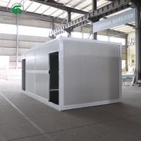 China Single Side Wall Double Door Prefab Folding Container House Integral Frame Protective Coating for sale