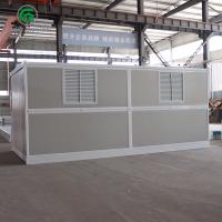 China Toilet Foldable Container Home Side Double Doors Double Shutters for sale