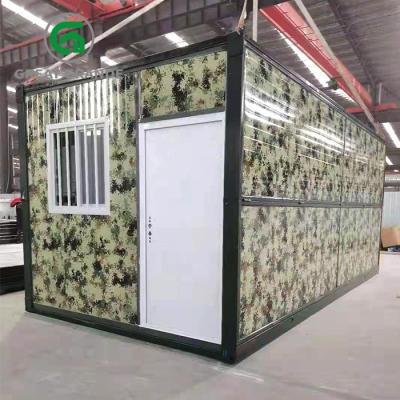 China Military Transportable Flat Pack Prefab Site Shed Office Container Wind Resistance for sale