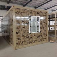 China Collapsible Prefabricated Construction Site Containers Mobile Site Shed for sale