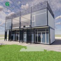 China 15 Mins Quick Installation Prefab Folding Container House Modern for sale
