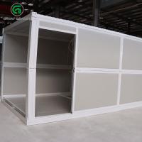 China Kitchen Toilet Bathroom Prefabricated Folding Container House Single Side Wall Single Door for sale