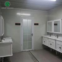 China Space Efficiency Expandable Container House Cabin 3 Bedrooms Save Time camouflage army for sale
