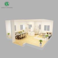 China Contemporary Look Expandable Prefab House Steel Structure Independent Living for sale