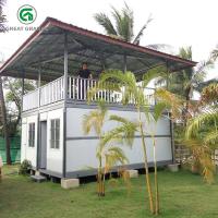China Prefab Folding Container House For Temporary Office And Accommodation On Construction Site for sale