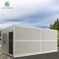 China Prefab Container Folding House Temporary Housing Level 10 Wind Resistance for sale