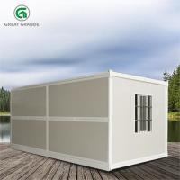 China Prefab Container Folding House Temporary Housing Level 10 Wind Resistance for sale