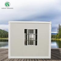 China Prefab Container Folding House Temporary Housing Level 10 Wind Resistance for sale