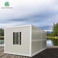 China Prefab Container Folding House Temporary Housing Level 10 Wind Resistance for sale