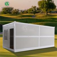 China Frame Galvanized Steel Foldable Prefab Shipping Container Homes Save Shipping Costs Supplier for sale