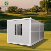 China Frame Galvanized Steel Foldable Prefab Shipping Container Homes Save Shipping Costs Supplier for sale