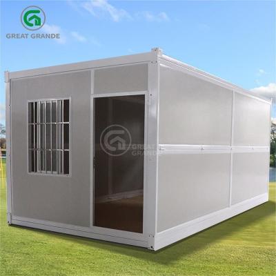 China Outdoor Galvanized Steel Folding Prefab House Construction Sites Manufacturer for sale
