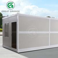 China Galvanized Steel Structure Grande Fold Out Container Homes For Temporary Housing for sale