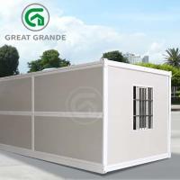 China Galvanized Steel Structure Grande Fold Out Container Homes For Temporary Housing for sale