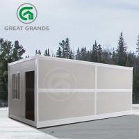 China Windproof Shockproof Grande Folding Container House Galvanized Steel Frame for sale