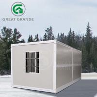 China Windproof Shockproof Grande Folding Container House Galvanized Steel Frame for sale
