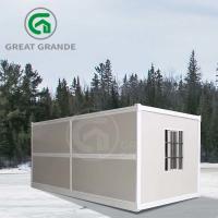 China Windproof Shockproof Grande Folding Container House Galvanized Steel Frame for sale