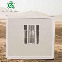 China Shockproof Slope Roof Grande Fold Up Container Homes For Construction for sale