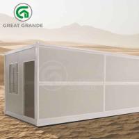 China Shockproof Slope Roof Grande Fold Up Container Homes For Construction for sale