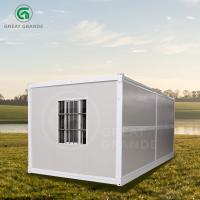 China Shockproof Grande Folding Caravan Container House Easy To Build for sale
