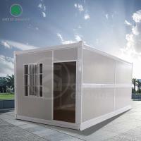China Fold Out Shipping Container Homes Steel Structure Frame Welded for sale