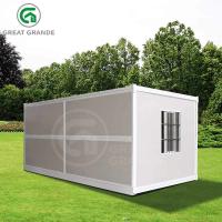 China 20ft Shockproof Fold Out House Container Galvanized Steel Manufacturers for sale