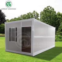 China 20ft Shockproof Fold Out House Container Galvanized Steel Manufacturers for sale