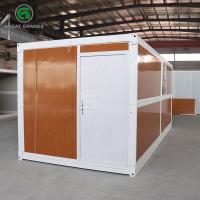 China Wood Grain Glass Collapsible House Container Quick Setup ODM for sale