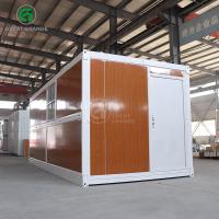 China Wood Grain Glass Collapsible House Container Quick Setup ODM for sale