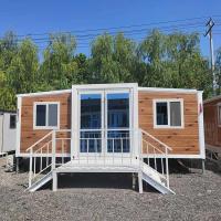 China Weatherproof Prefab Expandable House Efficient ODM Side Top T50 Eps Board for sale