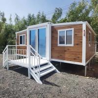China Weatherproof Prefab Expandable House Efficient ODM Side Top T50 Eps Board for sale