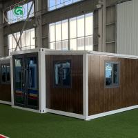 China 20FT Container Expandable Home Dark Brown Galvanized Steel Frame Manufacturer for sale