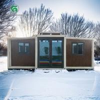 China 20FT Container Expandable Home Dark Brown Galvanized Steel Frame Manufacturer for sale
