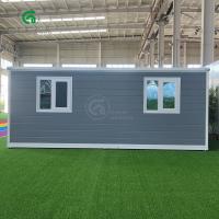 China 20FT Prefab Steel Home Gray Easy Assembled Modular Home Manufacturer for sale