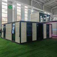China 20FT Flat Expandable Shipping Container Glass Curtain Wall ODM for sale