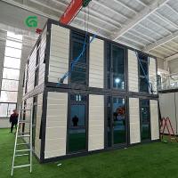 China Customized 20FT Flat Expandable Prefab Homes Double Layer Water Proof for sale