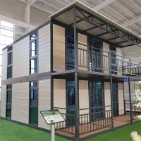 China Customized 20FT Flat Expandable Prefab Homes Double Layer Water Proof for sale