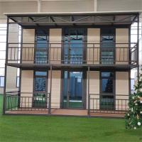 China Customized 20FT Flat Expandable Prefab Homes Double Layer Water Proof for sale