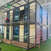 China Customized 20FT Flat Expandable Prefab Homes Double Layer Water Proof for sale