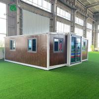 China 20FT Expandable Prefab Home Manufacturer Dark Brown Iron Quick Installation for sale
