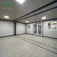 China 700cm Expandable Tiny Home Manufacturer Green Camouflage Quick Installation for sale