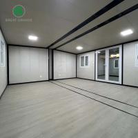 China 700cm Expandable Tiny Home Manufacturer Green Camouflage Quick Installation for sale
