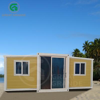 China 20ft Expandable Mobile Home Manufacturer Customizable Layouts Galvanized Steel Frame for sale