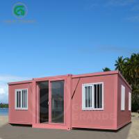 China 20ft Expandable Mobile Home Manufacturer Customizable Layouts Galvanized Steel Frame for sale