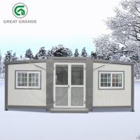 China 20ft Expandable Mobile Home Manufacturer Customizable Layouts Galvanized Steel Frame for sale