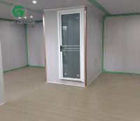 China 20ft flat roof Modular Expandable Homes Manufacturer odm foldable office container for sale