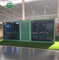 China 20ft flat roof Modular Expandable Homes Manufacturer odm foldable office container for sale